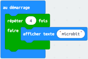 Afficher des données sur Micro:bit avec MakeCode