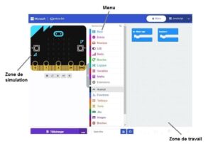 Premiers pas avec Micro:bit et Makeode