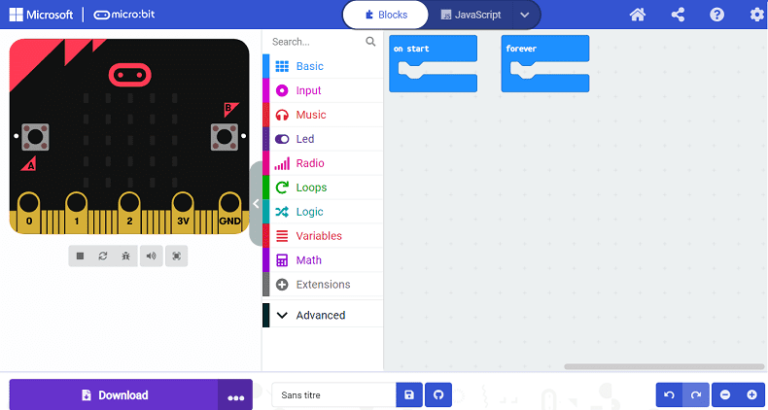 Display Data On Microbit Board Display With Makecode 
