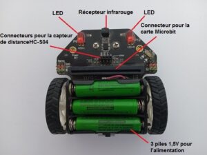 Robot Maqueen pour la carte Micro:bit