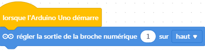 Allumer une LED par la carte Arduino et mBloc