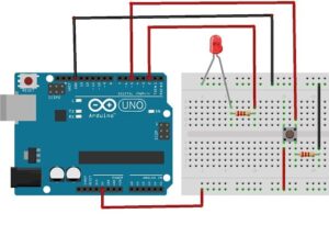 Allumer une LED connectée à Arduino UNO par bouton poussoir