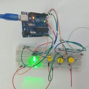 Allumer LED RGB connecté à l'Arduino UNO par les boutons poussoirs