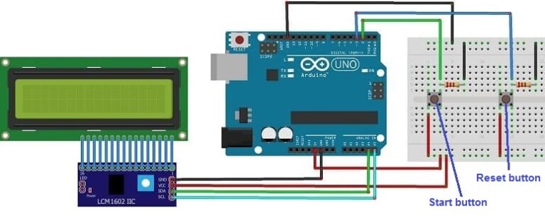 Making A Chronometer With Arduino And I2c Lcd Display