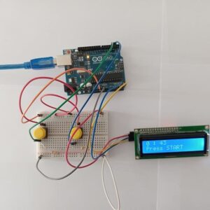 Making a chronometer with Arduino and I2C LCD display