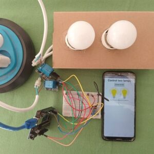 Control two lamps connected to Arduino UNO via Bluetooth