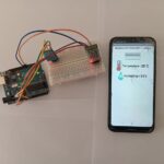 Send data to smartphone measured by DHT11 connected to Arduino