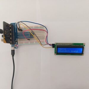 Use of the LCD I2C 1602 display by the Micro:bit board
