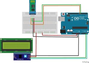 Display on LCD screen a message transmitted to Arduino via Bluetooth