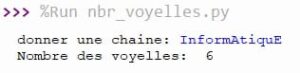Compter le nombre de voyelles d'une chaîne des caractères [Algorithme + Python]