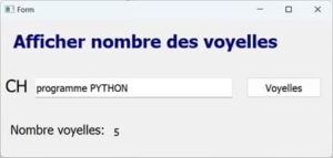Compter le nombre de voyelles d'une chaîne des caractères [Algorithme + Python]