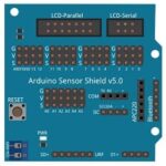 Using Arduino UNO and Sensor Shield V5.0 to control servomotors