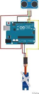 Fabrication d'un radar commandé par Arduino UNO et HC-SR04