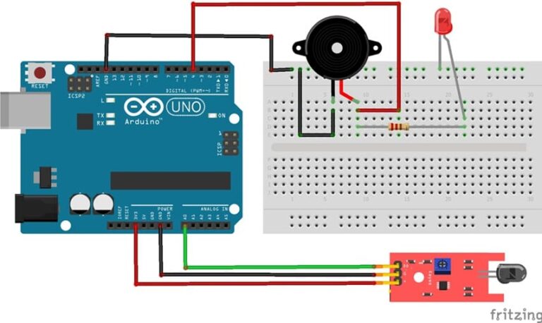 Système de détection incendie commandé par Arduino UNO