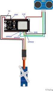 Build a radar controlled by ESP32