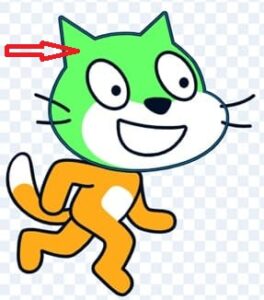 Making a sprite's costume change with Scratch