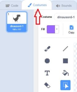Scratch Coding: Chrome Dinosaur game