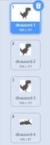 Scratch Coding: Chrome Dinosaur game