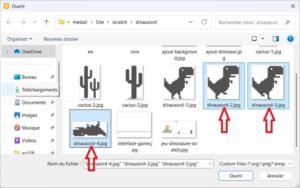 Scratch Coding: Chrome Dinosaur game