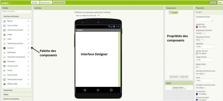 Découverte de MIT App Inventor