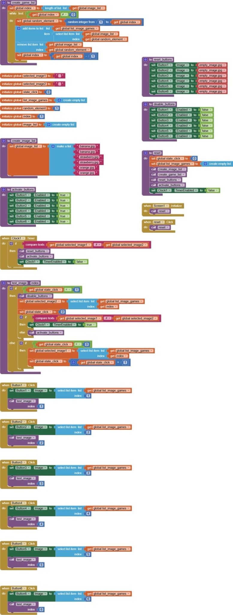 Building a Memory Game App with MIT App Inventor