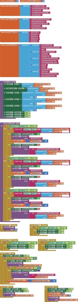 Creating a Multiple Choice Quiz in MIT App Inventor