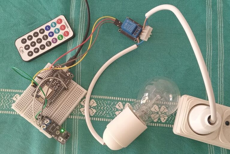Utiliser une télécommande IR pour allumer une lampe avec la carte ...