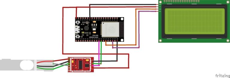 DIY digital weight scale using ESP32 and HX711 module
